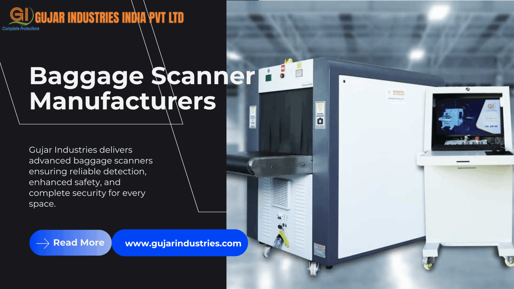 Baggage Scanner Manufacturers | Advanced Security Solutions by Gujar ...